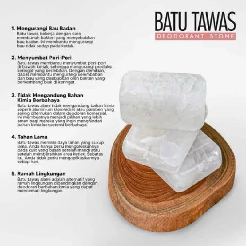 Jual BATU TAWAS DEODORANT STONE | Shopee Indonesia