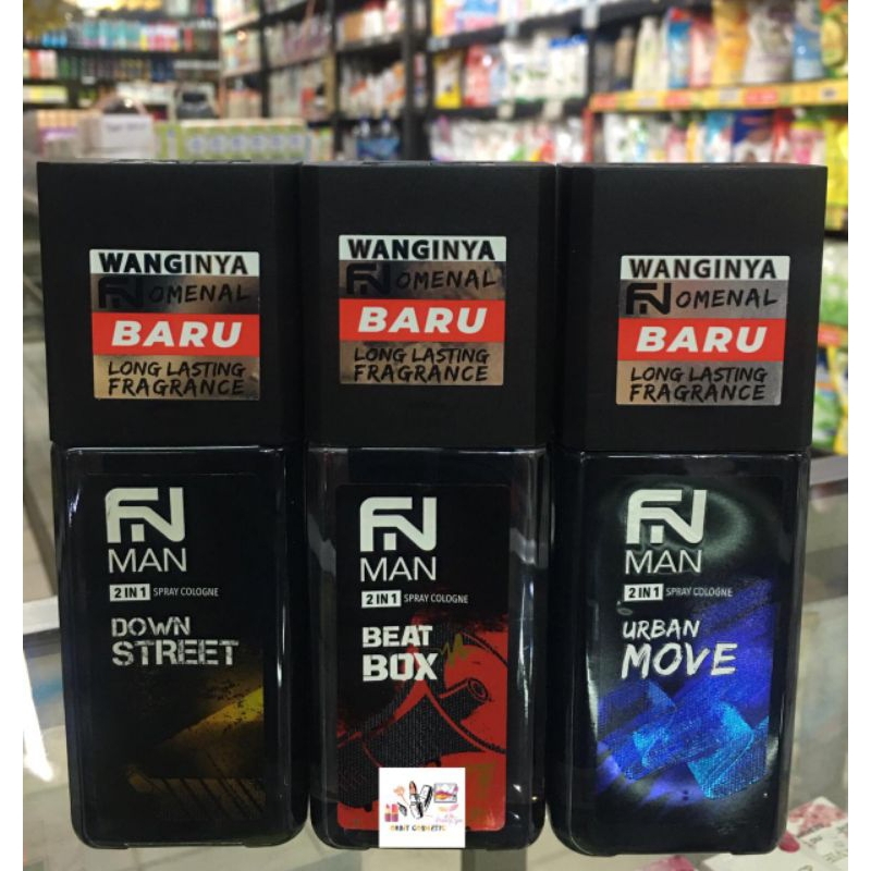 Jual FN MAN 2 IN 1 SPRAY COLOGNE 115ml | Shopee Indonesia