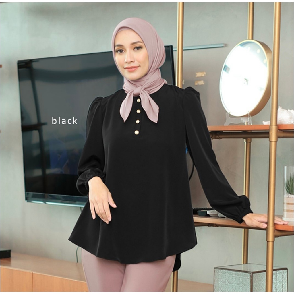 Jual 003-Naida Blouse By.Anida | Shopee Indonesia