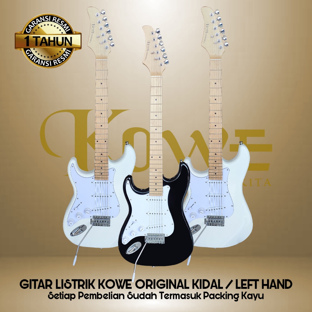 Jual Gitar Kidal Left Hand Merk Kowe Terbaru | Shopee Indonesia