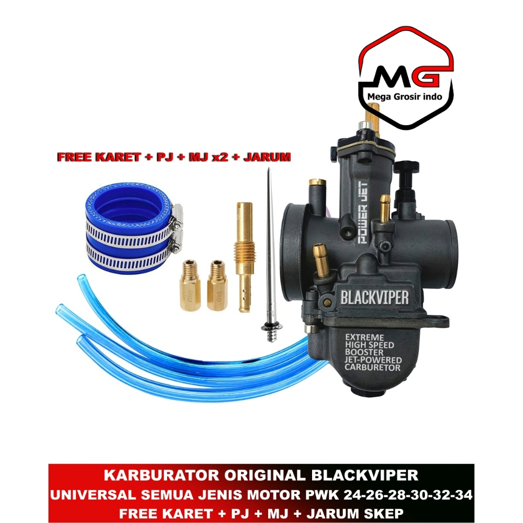 Jual COD KARBU BLACKVIPER BLACK MONSTER PWK KARBURATOR ORIGINAL COOL POWER PWK 24-26-28-30-32-34 ...