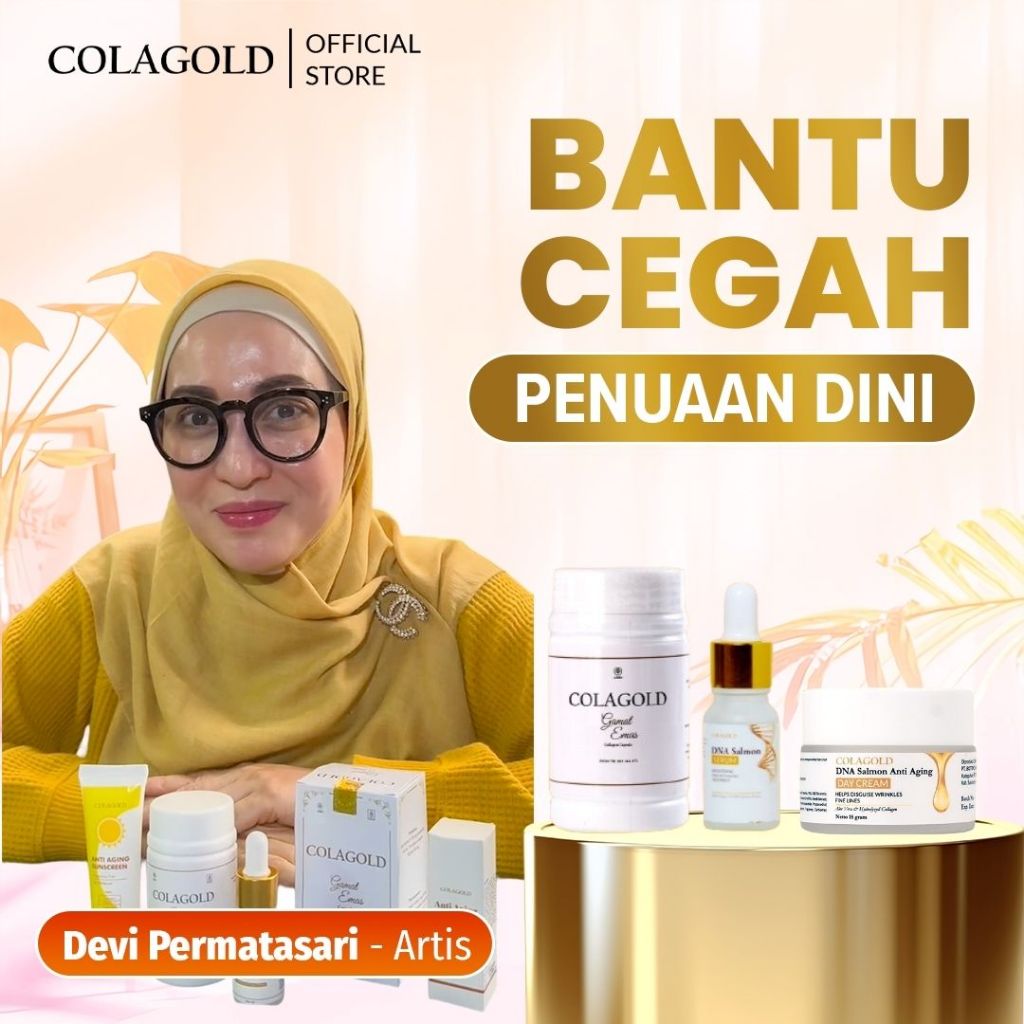 Jual Colagold Collagen Kapsul + Daycream DNA Salmon + Serum DNA Salmon ...