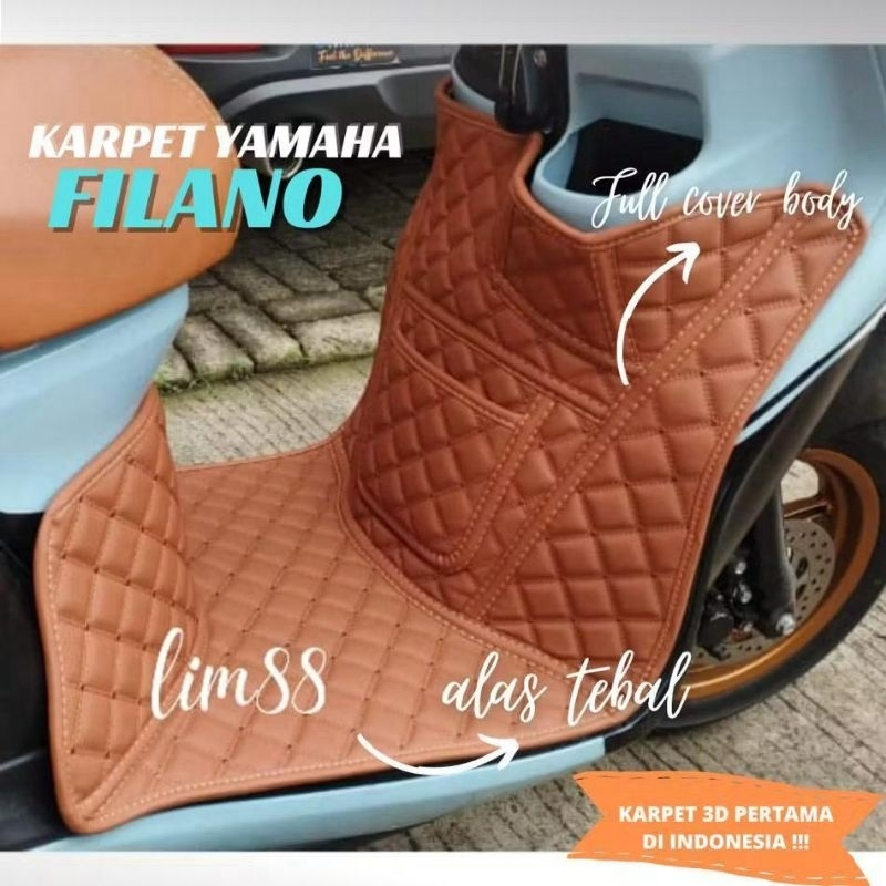Jual Karpet Motor 3D Grand Filano 2023-2024 Material Synthetic Leather ...