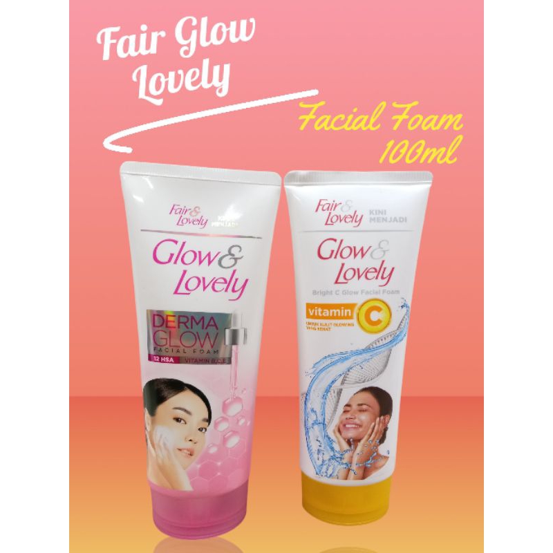 Jual FAIR, GLOW & LOVELY FACIAL FOAM 100G | Shopee Indonesia