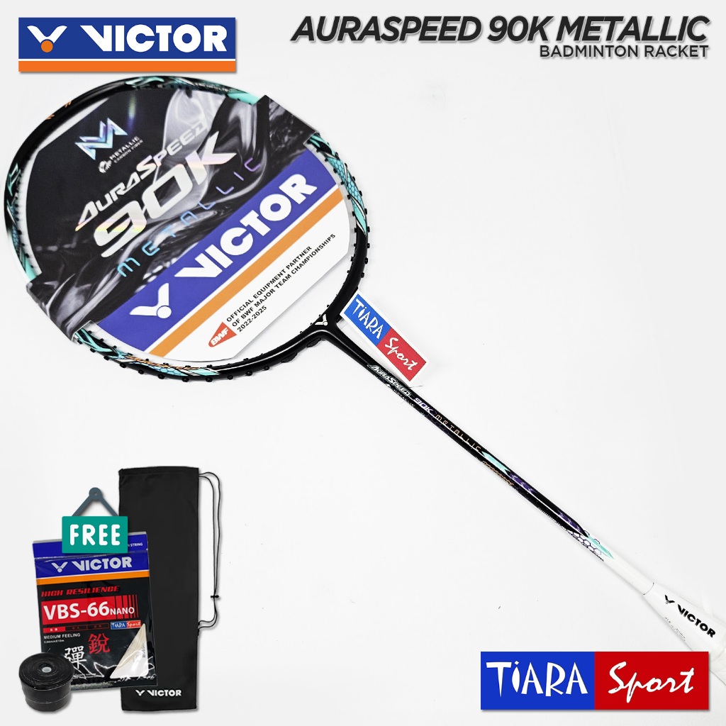 Jual Raket VICTOR Auraspeed 90K Metallic R - 4U Badminton ARS 90 K ...