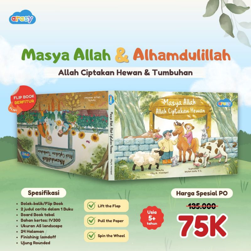 Jual [READY] Boardbook Anak : Featured Story Book - Masya Allah, Allah ...