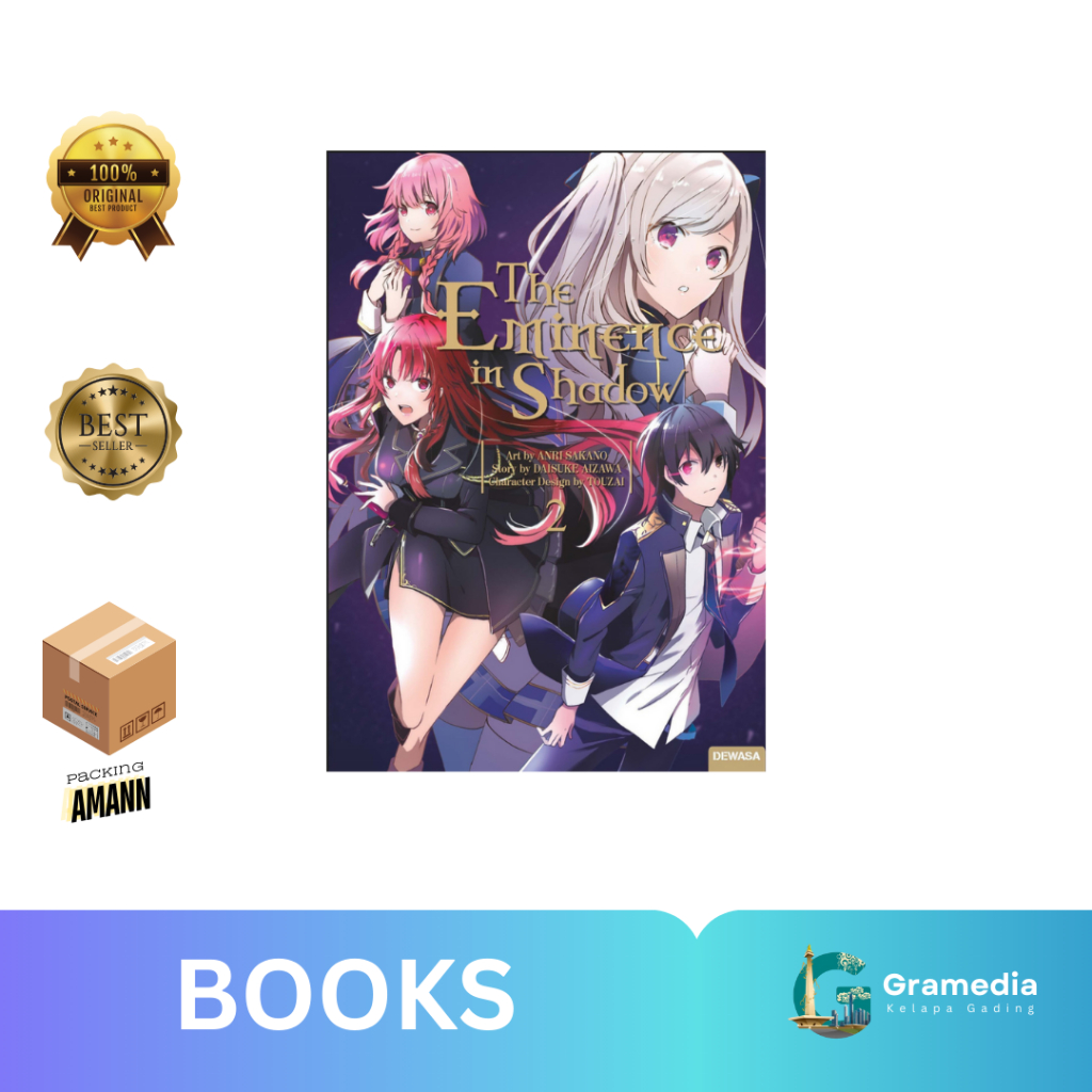 Jual Gramedia MKG - Komik The Eminence in Shadow Volume 2 - Daisuke Aizawa | Shopee Indonesia