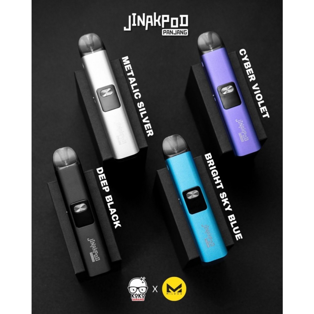 Jual DEVICE POD JINAK SERIES PANJANG 800MAH AUTHENTIC BY MILDOS X KOKO ...