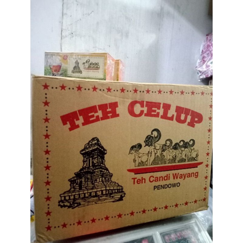 Jual Teh Candi Wayang Teh Celup Kotak Per Karton | Shopee Indonesia