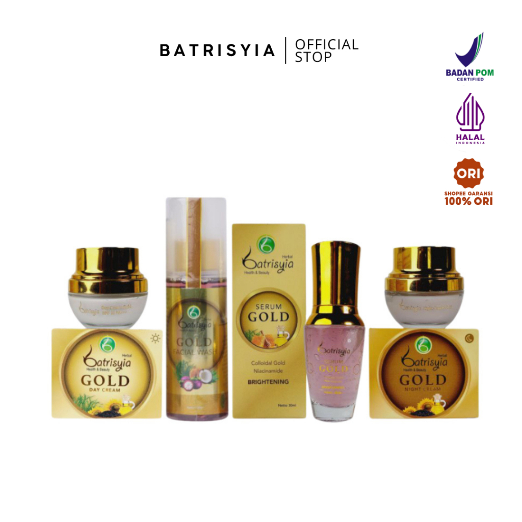 Jual Batrisyia Gold 24k All Varian / Cream Day & Night / Serum / Facial ...