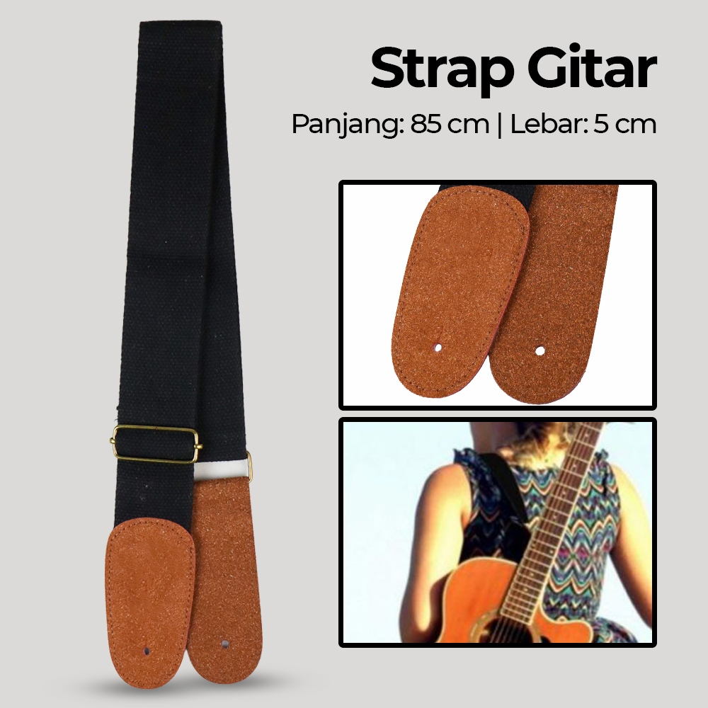 Jual Strap Tali GItar Panjang Adjustable 85 cm | Shopee Indonesia