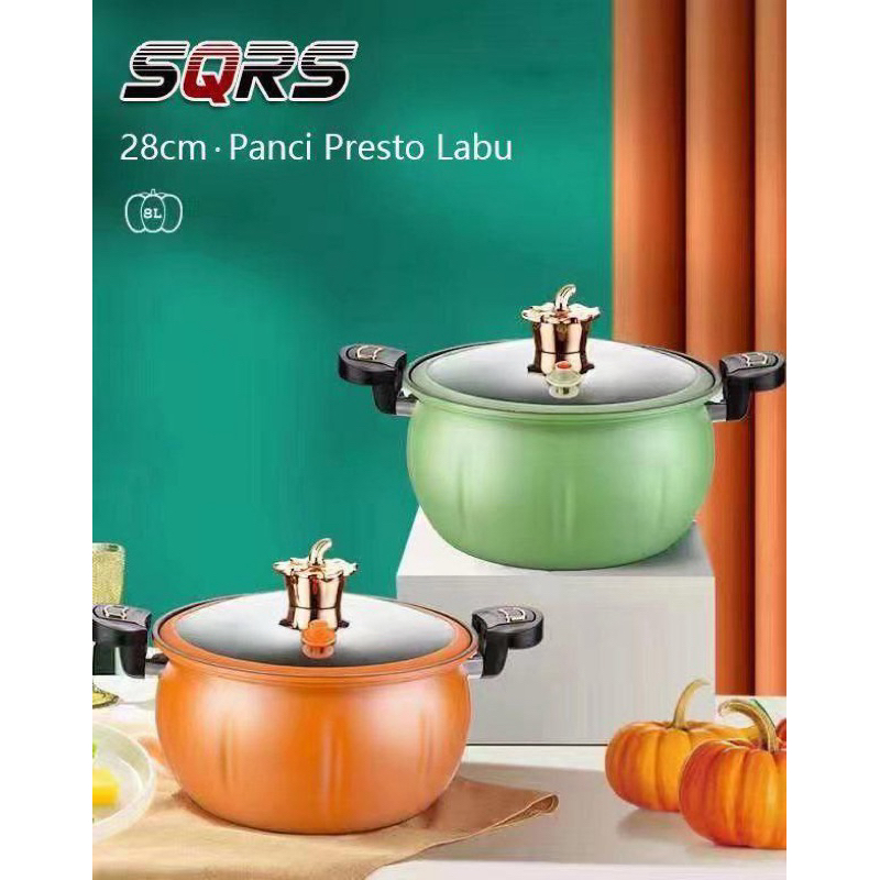 Jual Panci Presto Model Labu 8Liter + Tutup Kaca Anti Lengket | Shopee ...