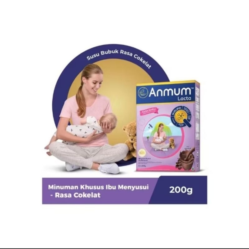 Jual Anmum Lacta Rasa Cokelat 200g (Susu Ibu Menyusui) | Shopee Indonesia