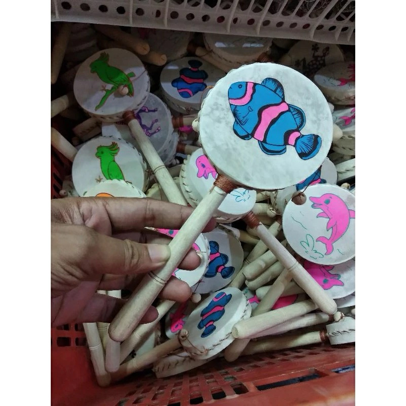 Jual Ontong Ontong Gambar Karakter Alat Musik Tradisional Mainan Anak ...