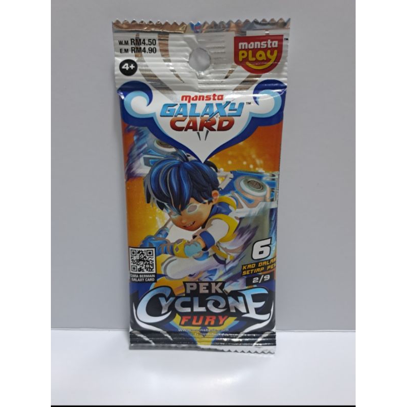 Jual Monsta Galaxy Card | Pek Cyclone Fury | SECRET RARE | Shopee Indonesia