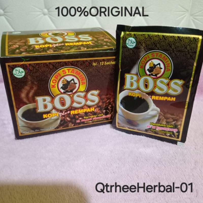 Jual Kopi plus Rempah BOSS 100%ORIGINAL | Shopee Indonesia