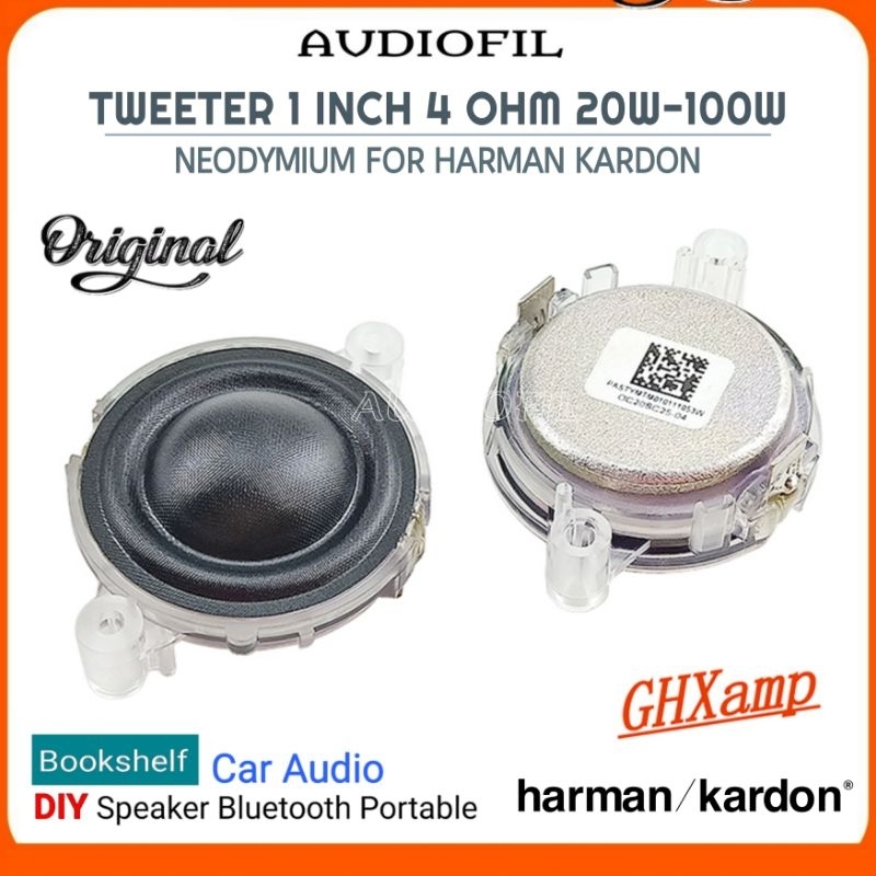 Jual Tweeter 1 Inch 4 Ohm 100W Silk Dome NeodymiumTweeter | Shopee ...