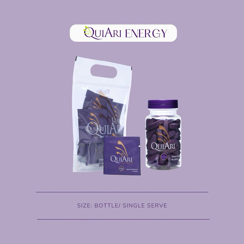 Jual Tablet Energy by QuiAri - 1 Botol Isi 60 Tablet // 1 Pouch isi 30 ...