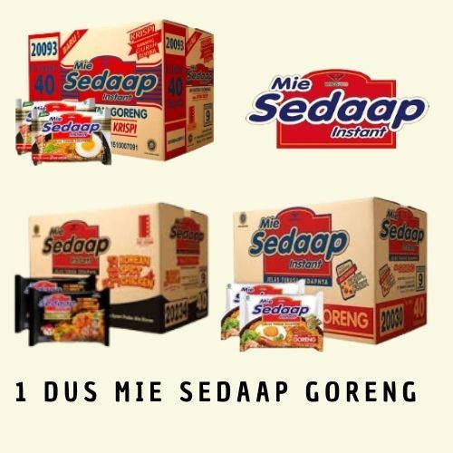 Jual 1 DUS MIE SEDAAP GOREN / MIE SEDAP GORENG MURAH SEMUA RASA ...