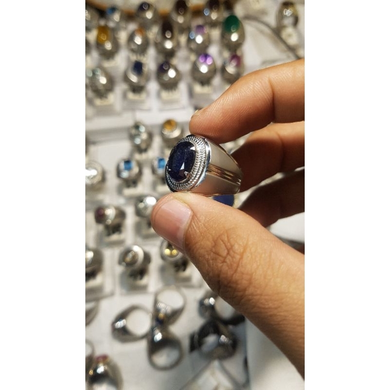 Jual emban ikat ring monel super doff handmade kosongan tanpa batu ...