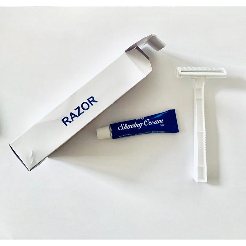 Jual Razor set shaving kit cukuran pisau cukur amenities hotel | Shopee ...
