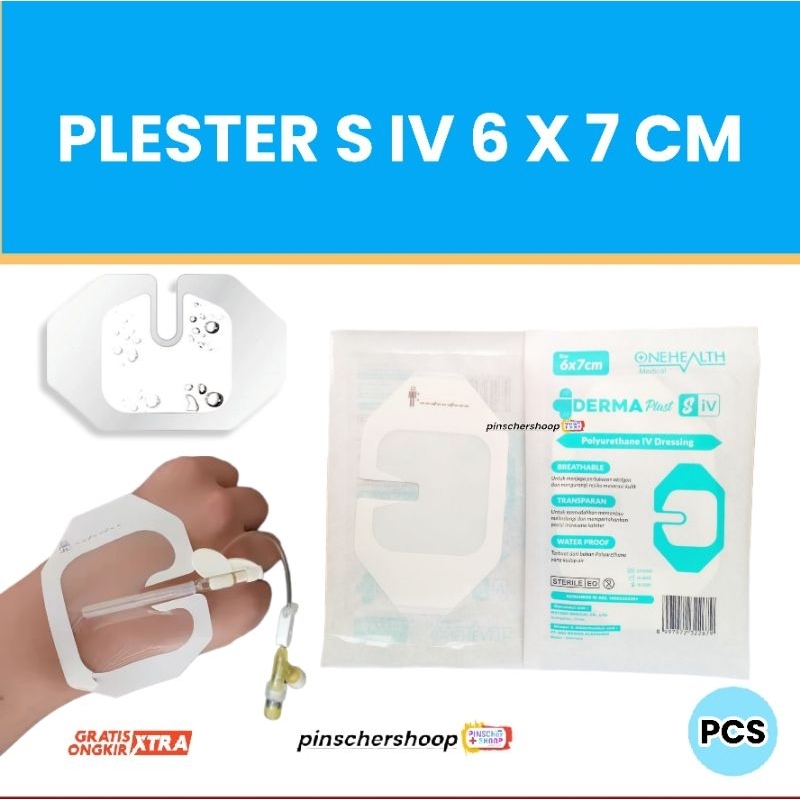 Jual DERMAFIX S IV DRESSING PLESTER UNTUK FIXASI INFUS / SATUAN ...