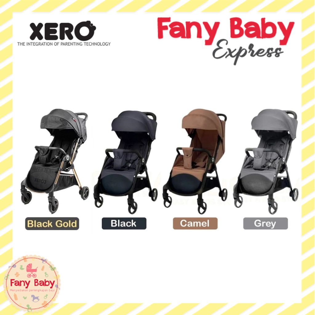 Jual XERO 3 STROLLER BABY AUTO FOLD TRAVELING KERETA DORONG BAYI ...