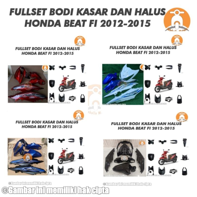 Jual Full set body kasar dan halus honda beat fi tahun 2012 2013 2014 ...