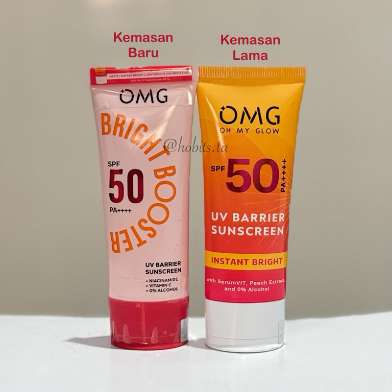 Jual (NEW) OMG Oh My Glow SPF 50 UV Barrier Sunscreen 25ml | Shopee ...