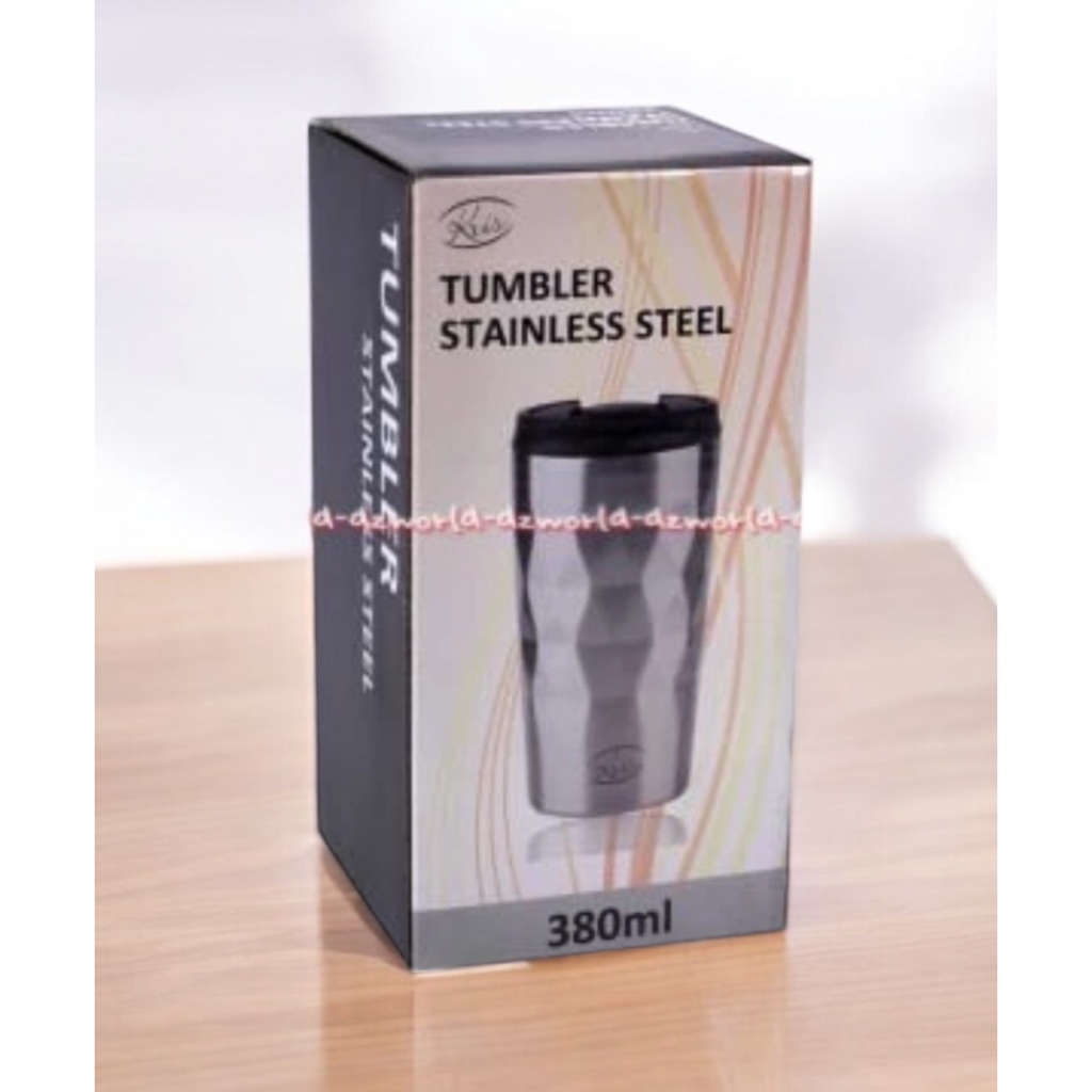 Jual Kris 380ml Tumbler Stainless Steel Spiral Tempat Minuman Tambler Silver 380 ml | Shopee ...