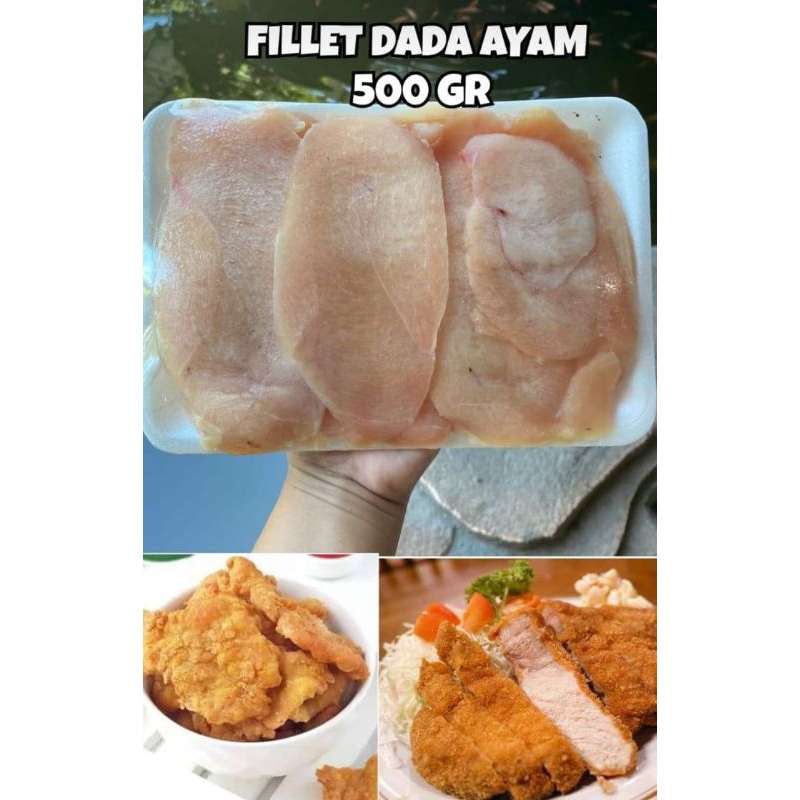 Jual Dada ayam fillet slice 500gr | Shopee Indonesia