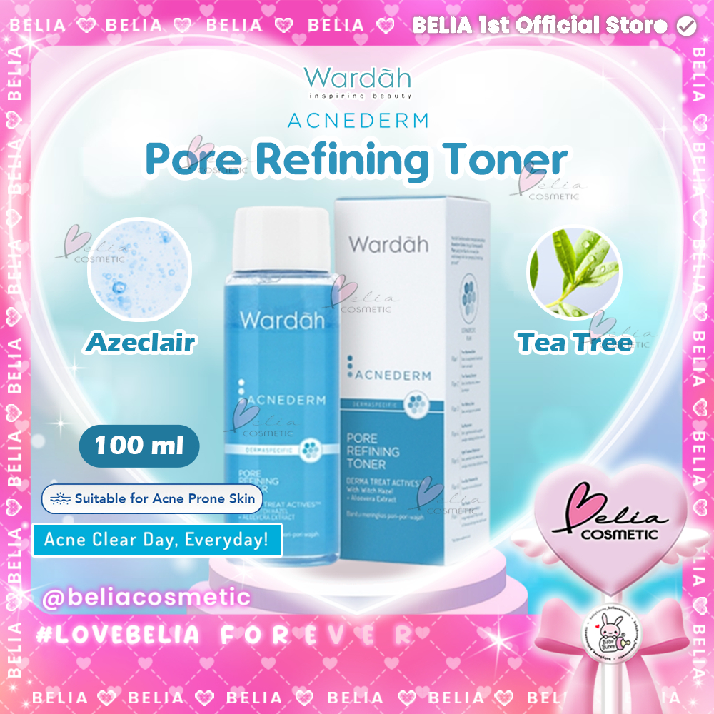 Jual BELIA WARDAH Acnederm Pore Refining Toner 100 ml | Menenangkan ...