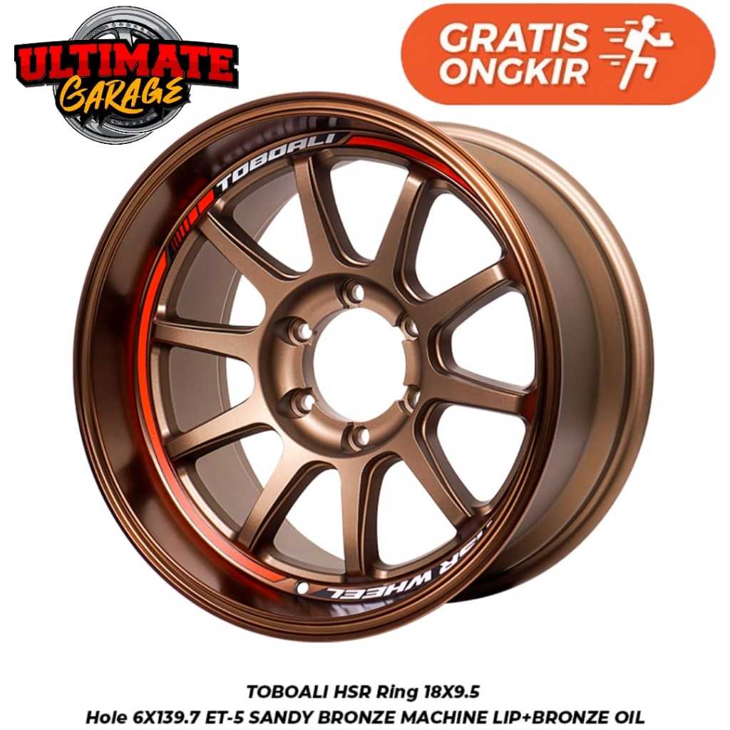 Jual Velg Racing Ring 18 HSR Mobil Triton Pajero Fortuner Hilux Gratis Ongkir | Shopee Indonesia