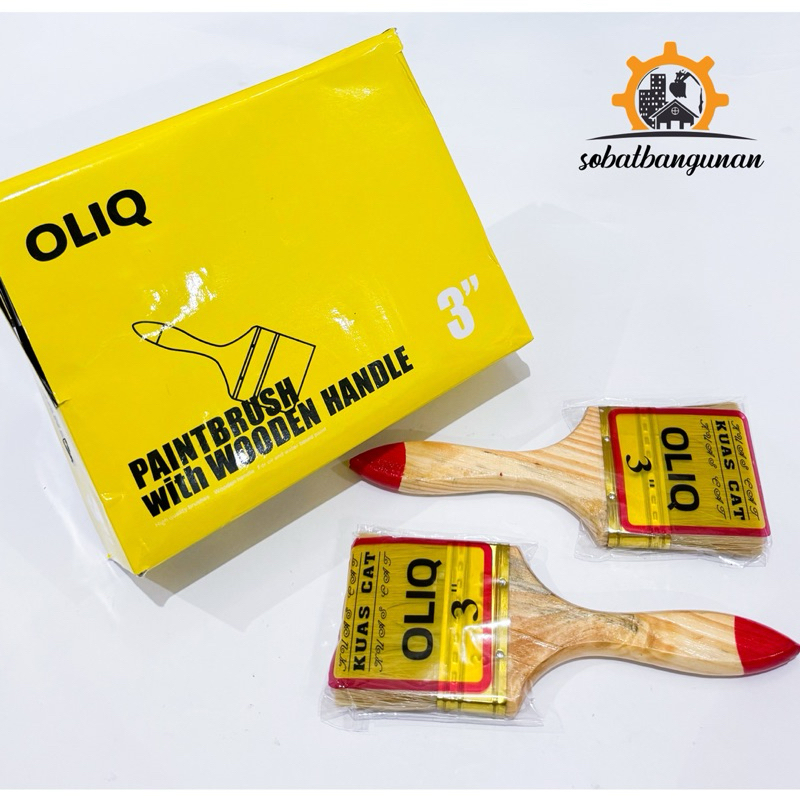 Jual Kuas Cat 3” inch OLIQ atau GRT / Kuas 3” Murah | Shopee Indonesia