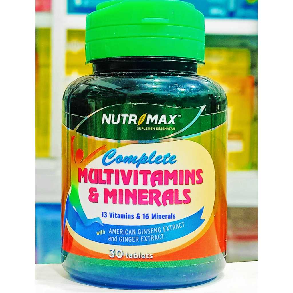Jual Nutrimax Complete Multivitamins And Minerals Isi 30 Tablet