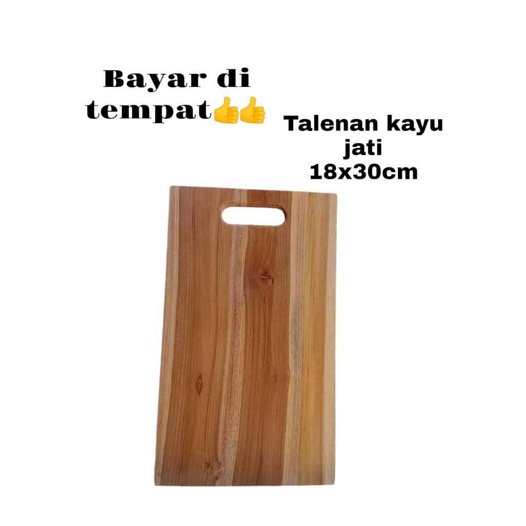 Jual Talenan Kayu Jati Asli 30x20cm | Shopee Indonesia