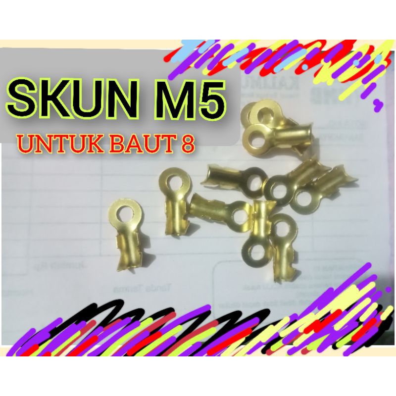 Jual skun /terminal aki m5 untuk baut 8 | Shopee Indonesia