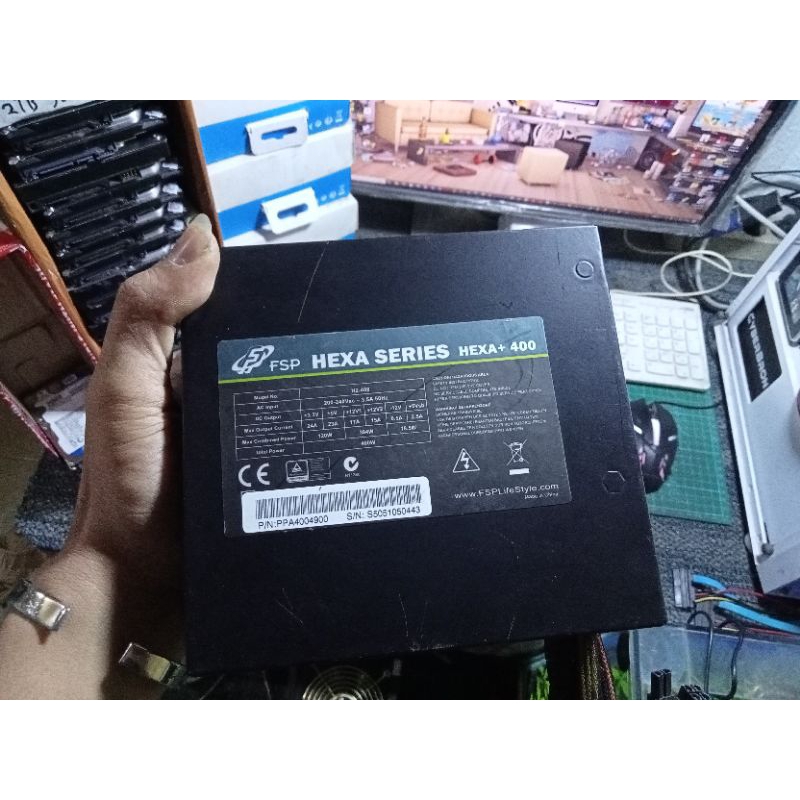 Jual POWER SUPPLY KOMPUTER FPS HEXA 400W | Shopee Indonesia