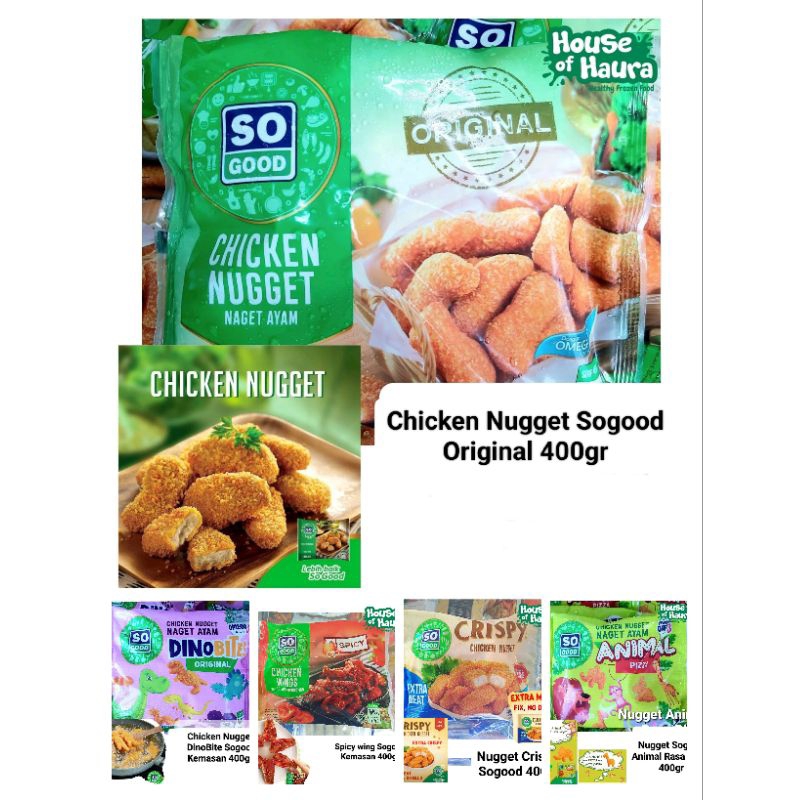 Jual Nugget SoGood / Sogood Animal / Sogood Dinobite / Sogood Crispy ...