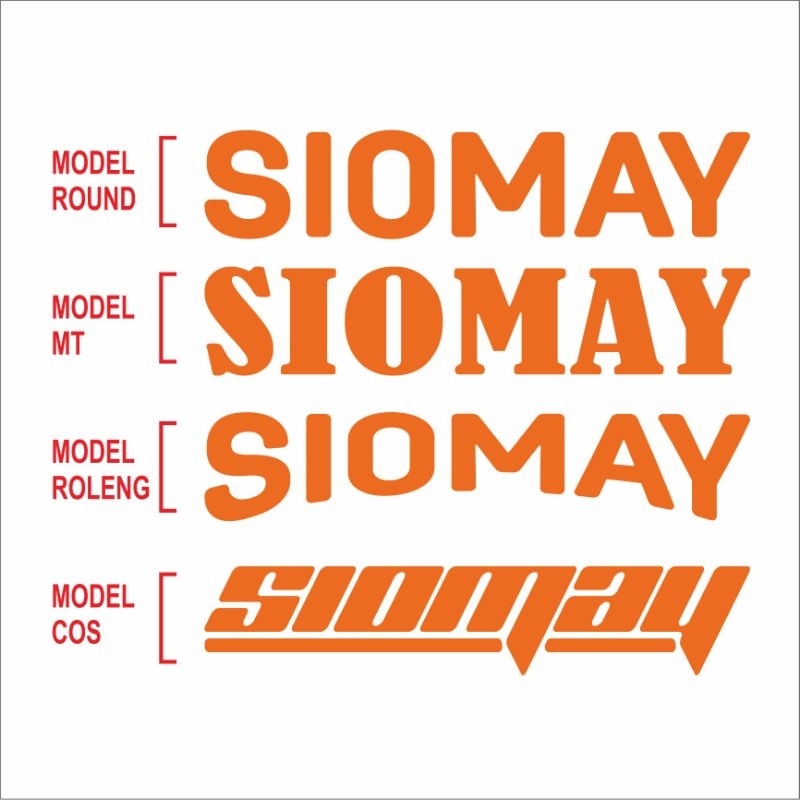 Jual stiker siomay OREN cutting gerobak dorong kaca lesnar etalase ...