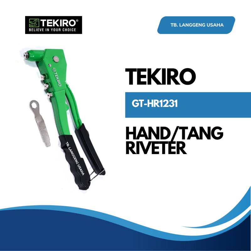 Jual LU HAND REVITER BY TEKIRO GT-HR1231 TANG RIVET Palu Pneumatik Paku ...