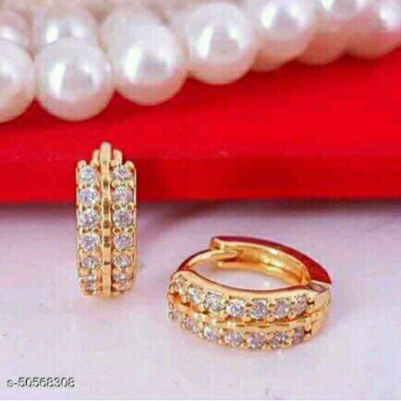 Jual Anting Klip Titanium Perhiasan Wanita Dewasa Lapis Emas Tahan ...