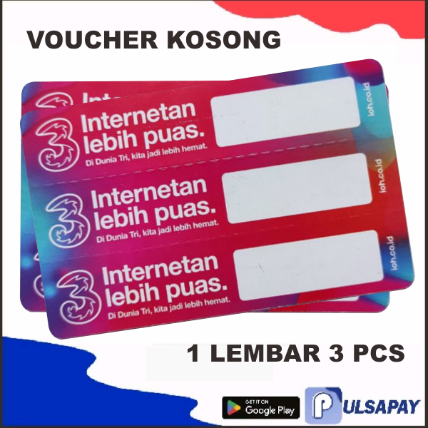 Jual Voucher Kosong Tri Jabar - Voucher Kosong Three | Shopee Indonesia