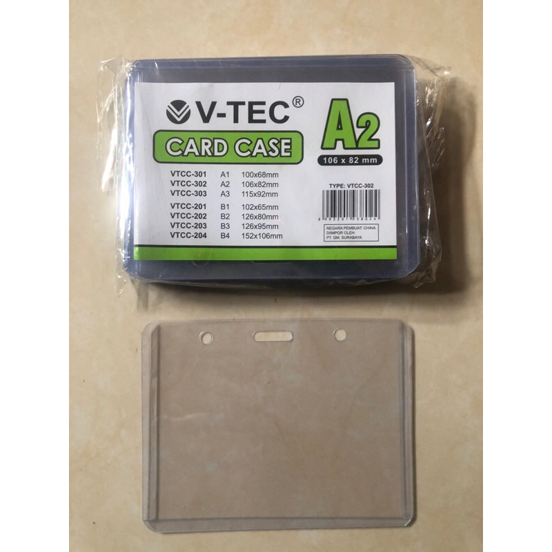 Jual Plastik Mika ID Card Tebal A2 Tempat Kartu Nama TERMURAH ...