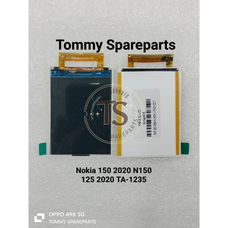 Jual LCD ONLY NOKIA 150 2020 N150 125 2020 TA-1235 ORIGINAL | Shopee ...