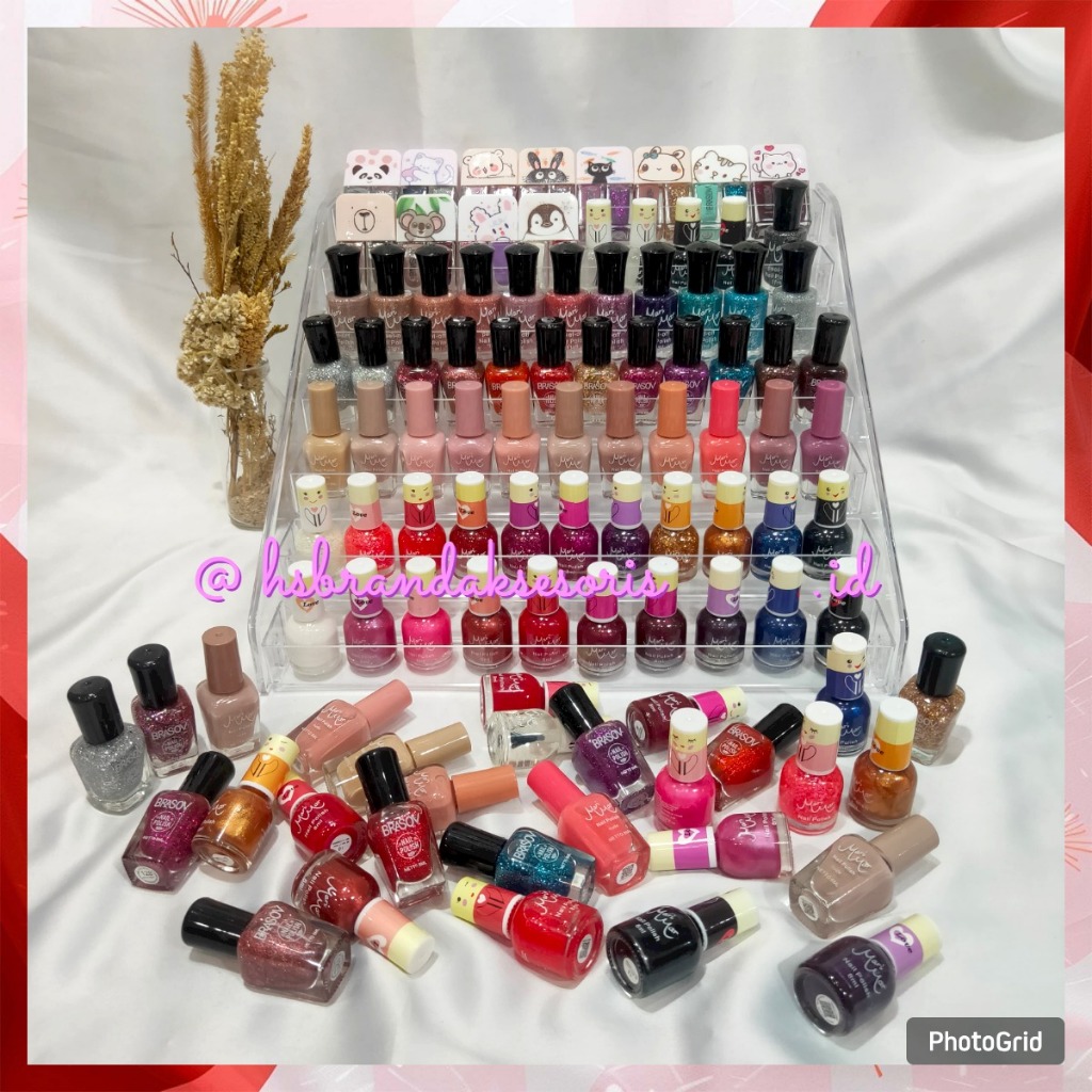 Jual (1PCS) KUTEK MARIMAR BRASOV / KUTEK GLITTER NUDE BENING HITAM ...