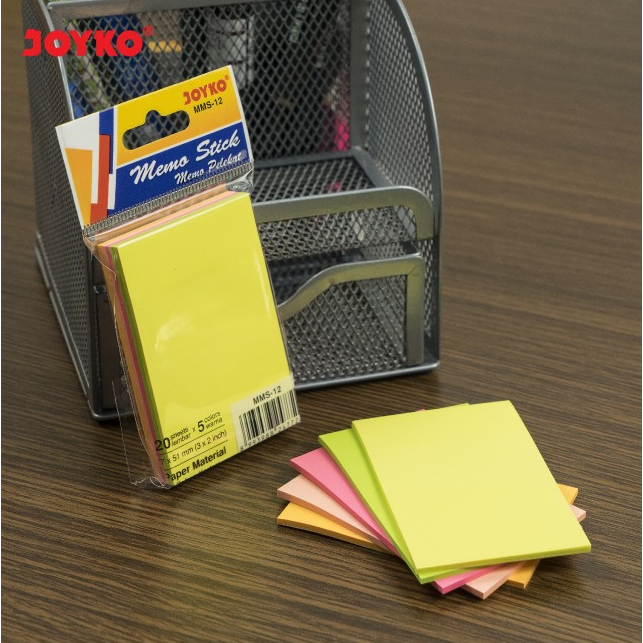 Jual [1 Pcs] Memo Sticky Note Joyko MMS-12 / Kertas Memo Stick Note ...