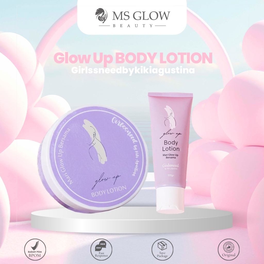 Jual Glow Up BODY LOTION Girlssneedbykikiagustina | Shopee Indonesia