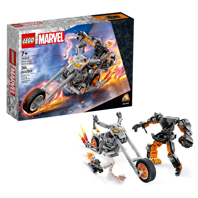Jual LEGO MARVEL Ghost Rider Mech & Bike - 76245 | Shopee Indonesia
