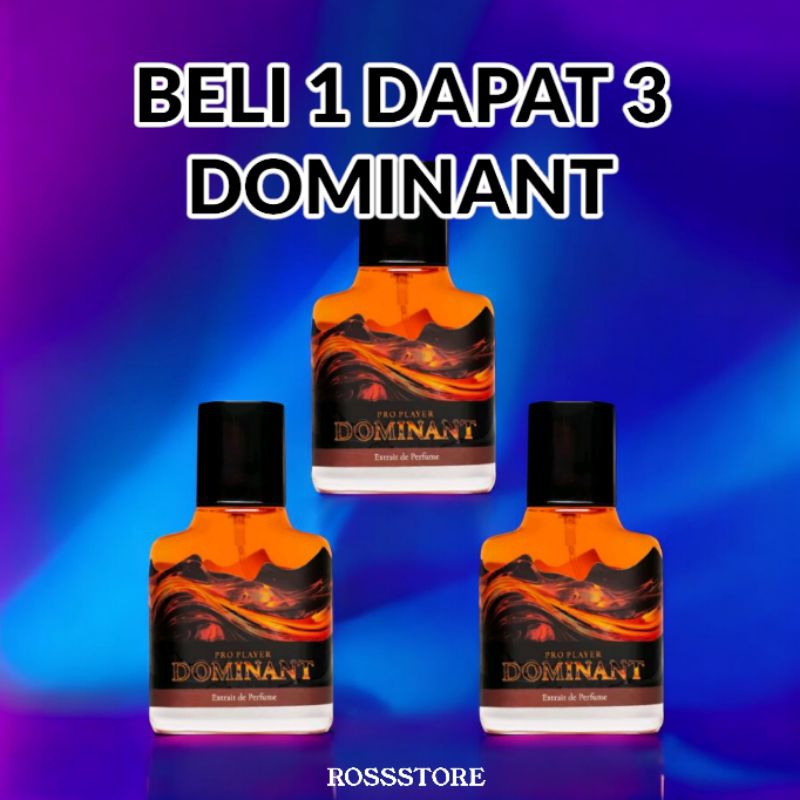 Jual BELI 1 DAPAT 3 PARFUM PRO PLAYER DOMINANT PREMIUM EAU DE PARFUME ...